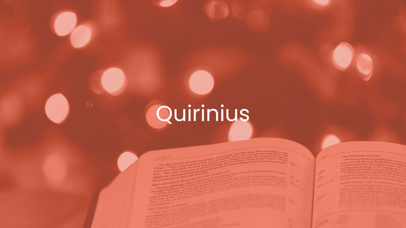 Quirinius – grantedwardsauthor.com