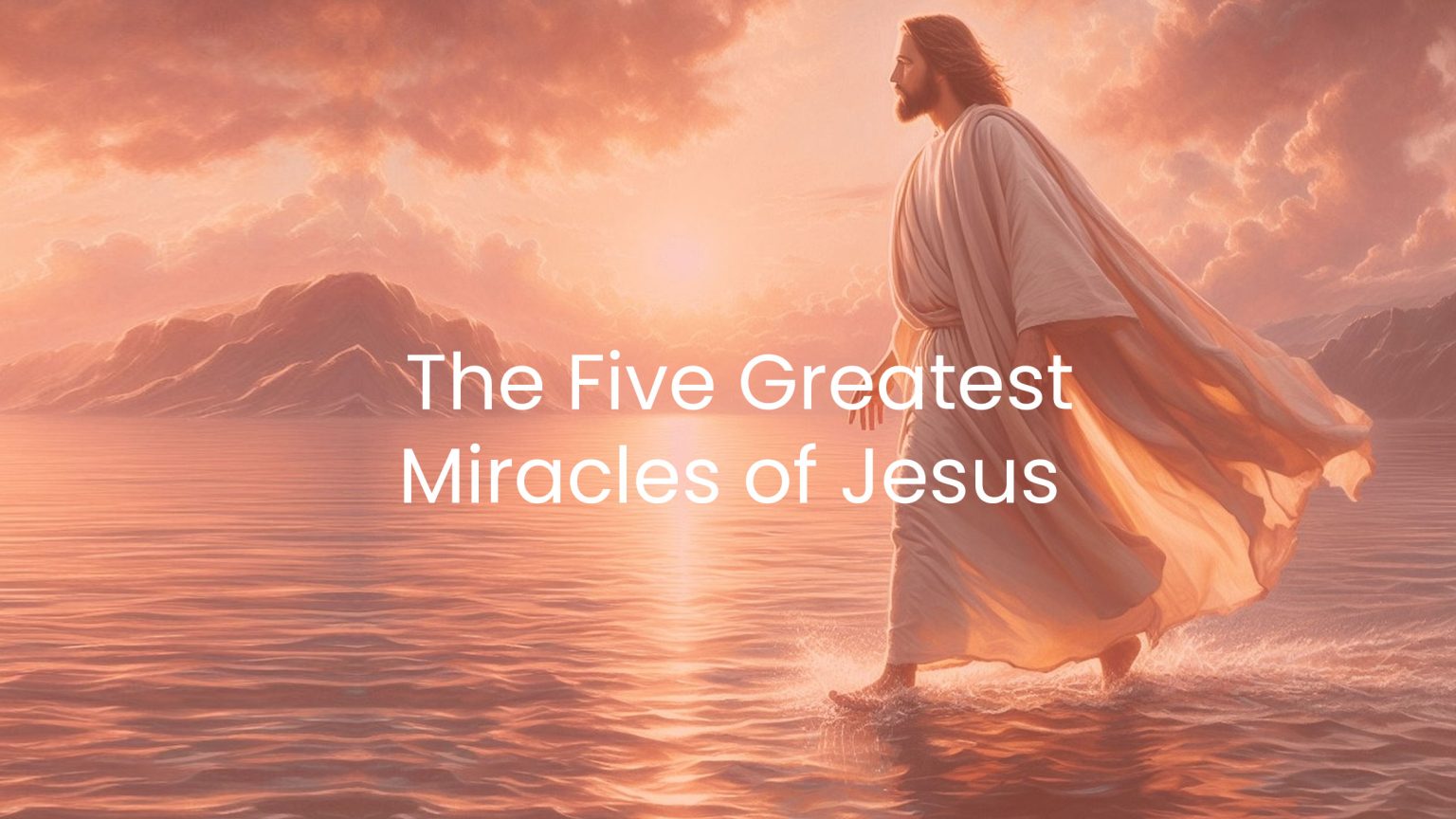 The Five Greatest Miracles of Jesus – grantedwardsauthor.com