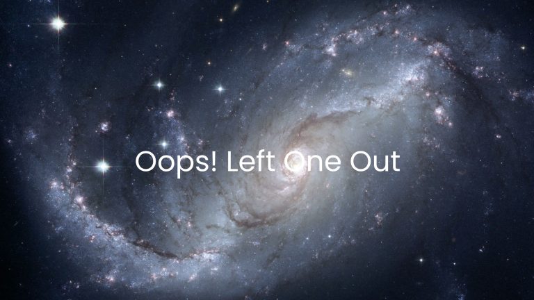 Oops! Left One Out – grantedwardsauthor.com