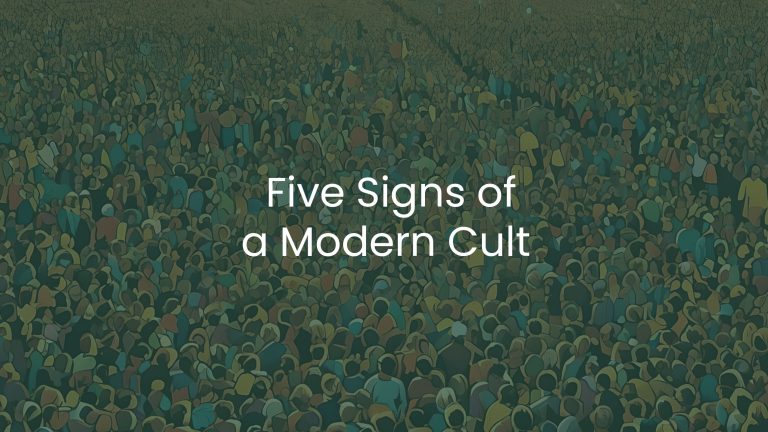 Five Signs of a Modern Cult – grantedwardsauthor.com